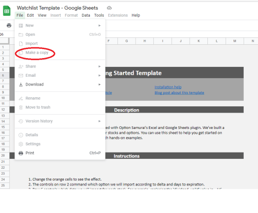 How to Import Options Data to Excel and Google Sheets (Including ...